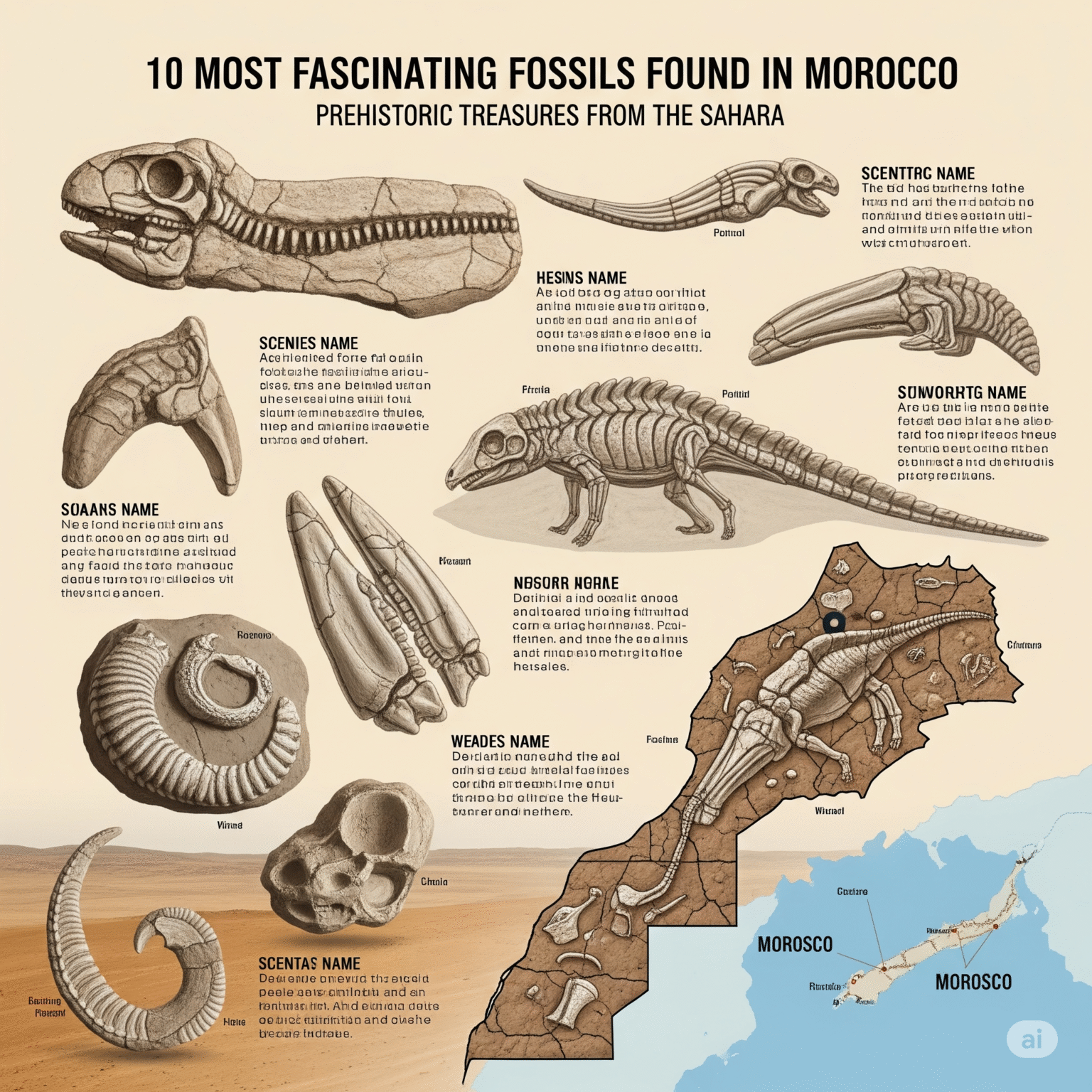10 Most Fascinating Fossils Found in Morocco – Prehistoric Treasures ...